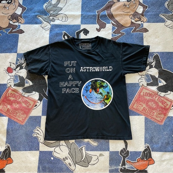 Travis Scott | Shirts | Travis Scott Astroworld Tee | Poshmark